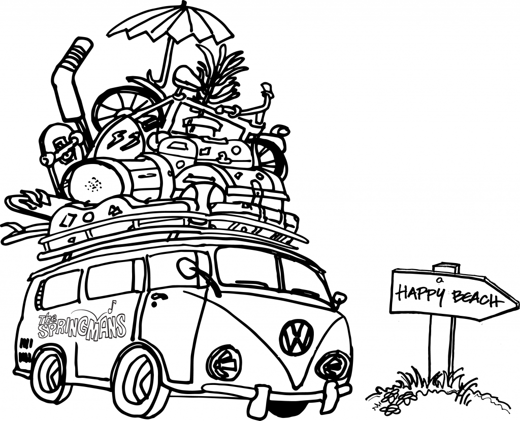Van & rightside sign - The Springmans